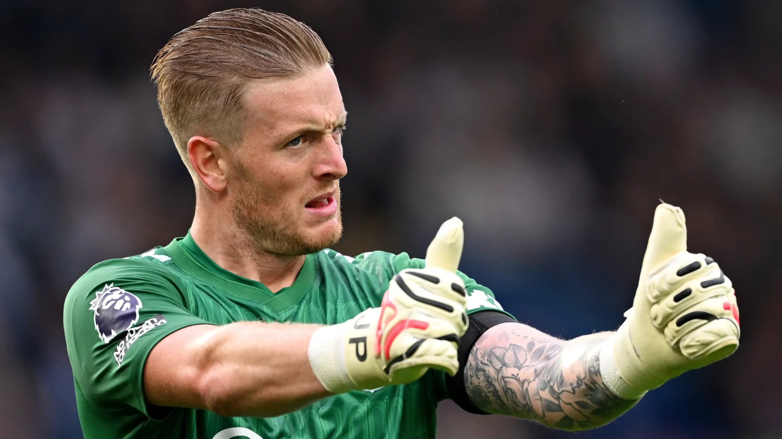 Jordan Pickford dismisses the label of the Celtic vs Rangers match as ...
