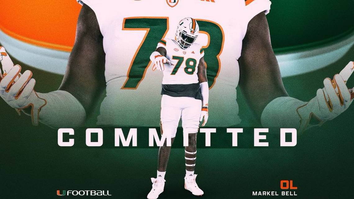 Report: Miami Gets Commitment from 6-8 1/2, 340-Pound Offensive Lineman ...