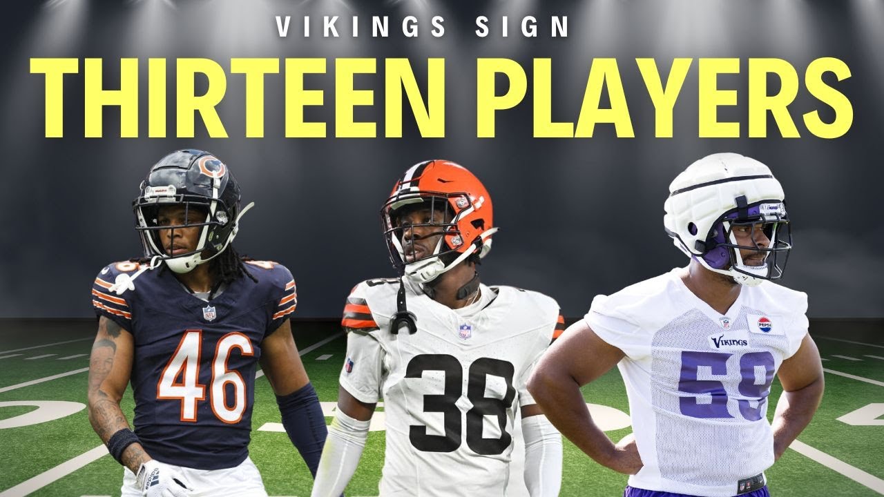 Minnesota Vikings Sign 13 Players to Futures Contracts for 2025: A Bold ...