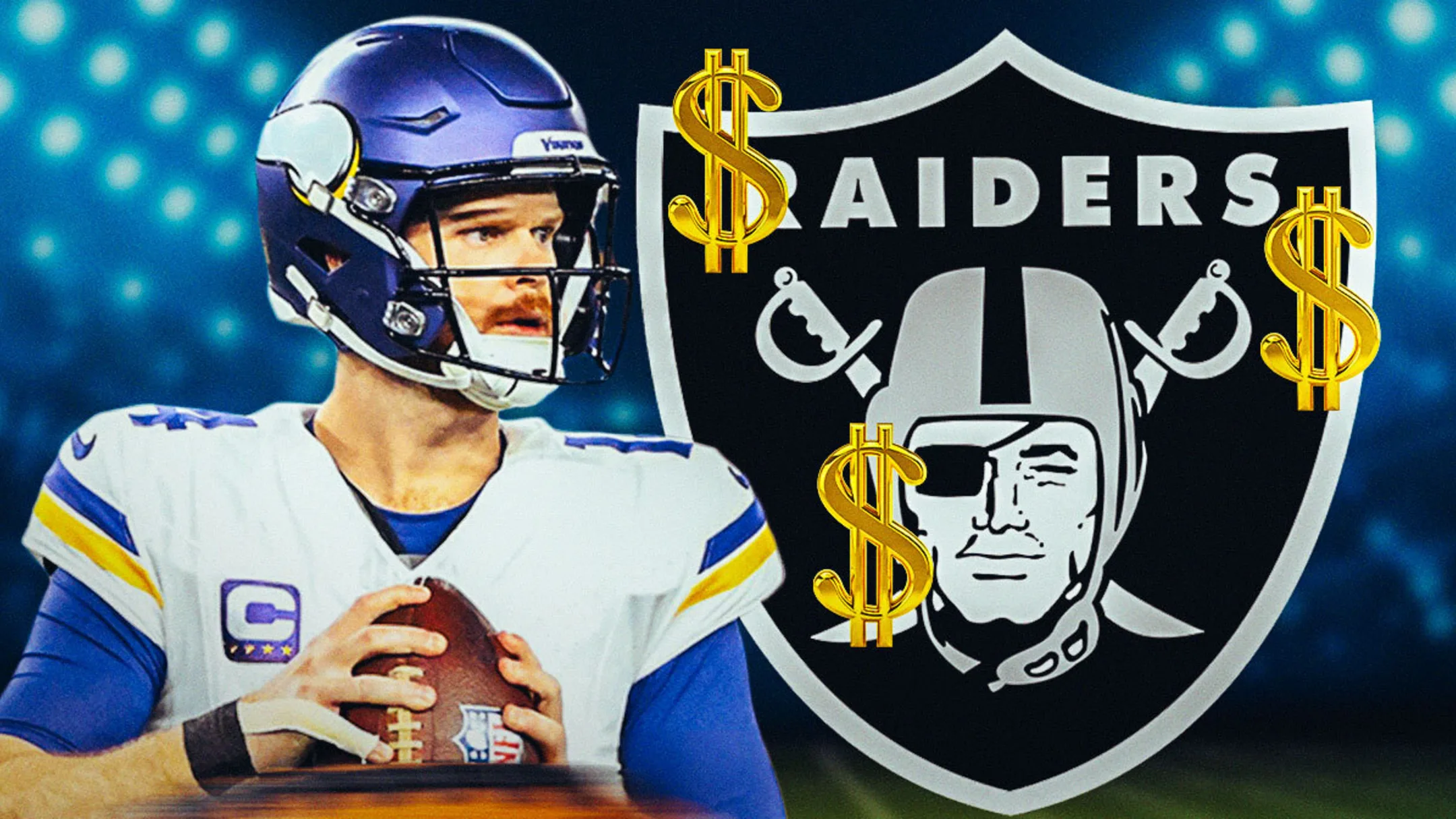 Report: Las Vegas Raiders Offer Sam Darnold $124 Million Contract....