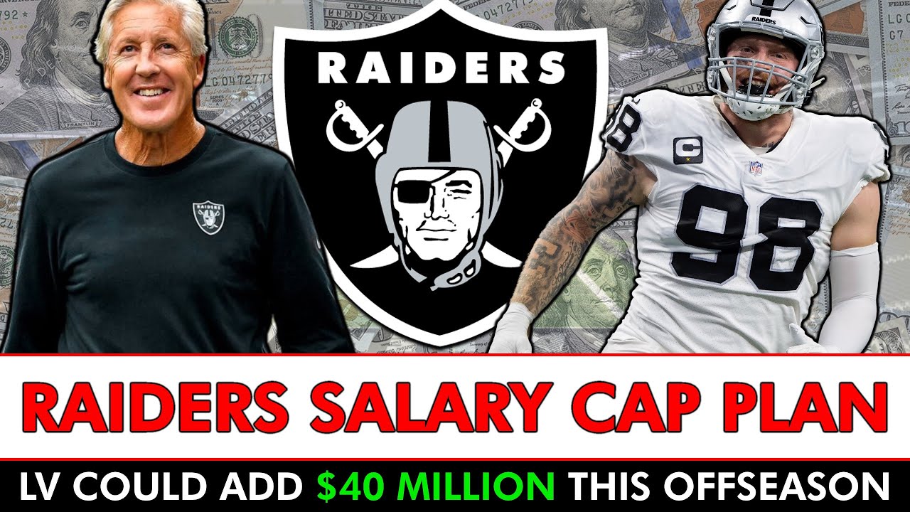 BREAKING: Raiders Add OVER $40 MILLION In Salary Cap Space This ...