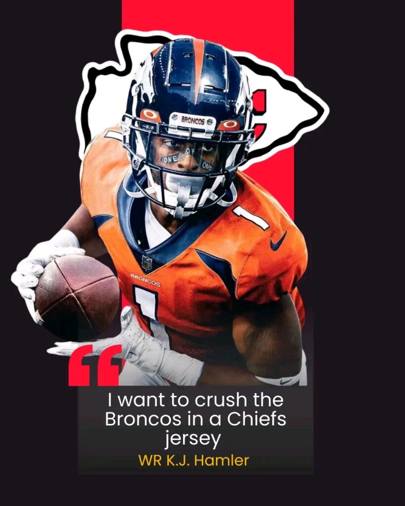 Ex-Broncos Speedster K.J. Hamler Joins Kansas City Chiefs in High ...