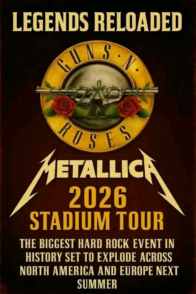 Legends Reloaded: Guns N’ Roses and Metallica Reunite for Earth-Shaking ...